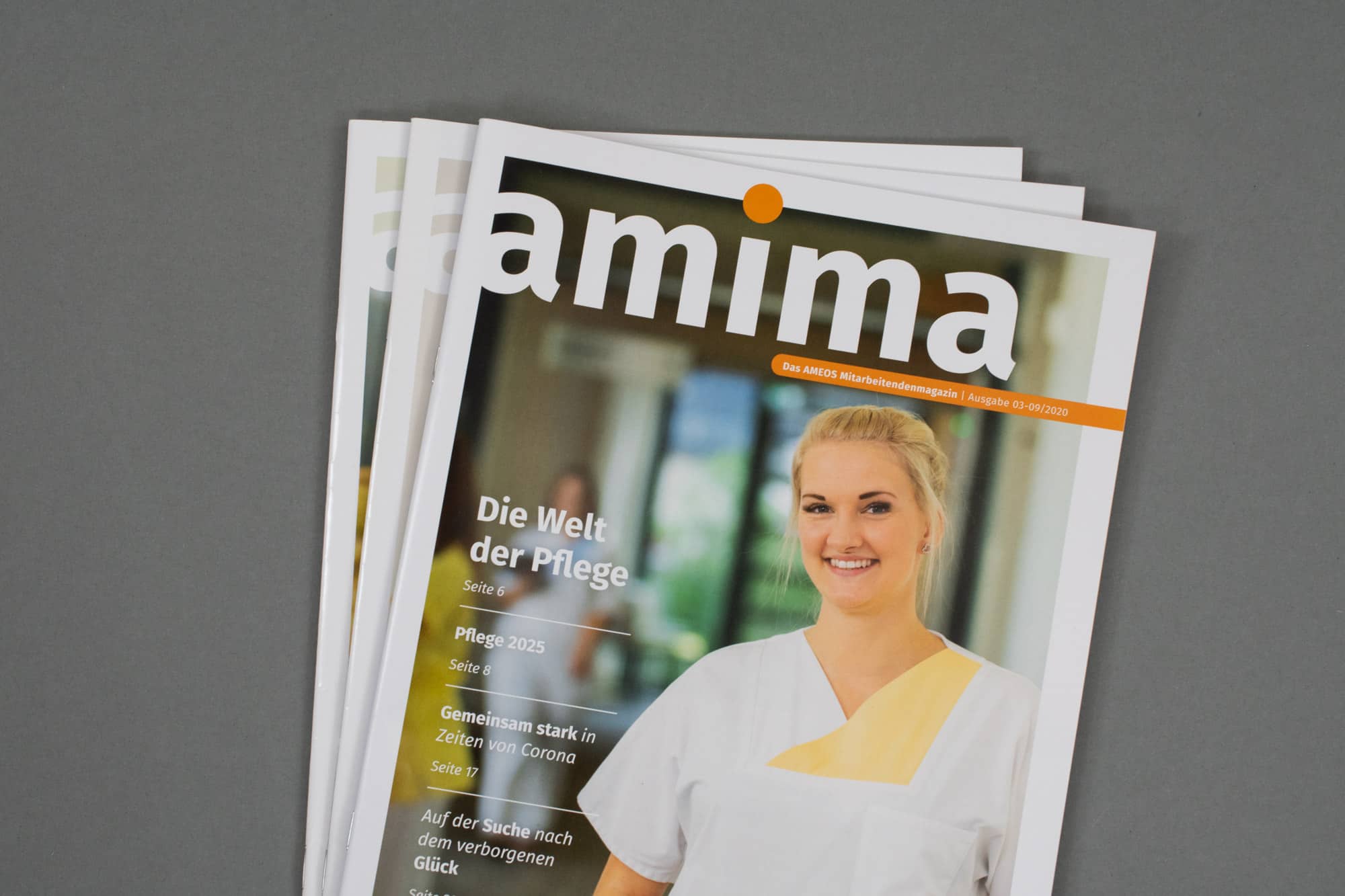 Relaunch of the employee magazine "amima" in print and digital - UVA ...
